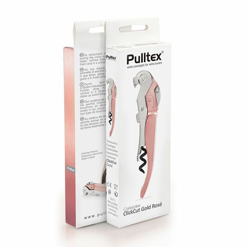 Штопор для вина Pulltex ClickCut Rose Corkscrew — фото 1