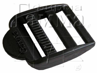 SAM001 Пряжка регулировочная Gamma 1.25 (32 мм), пластиковая черная пряжка для сумок