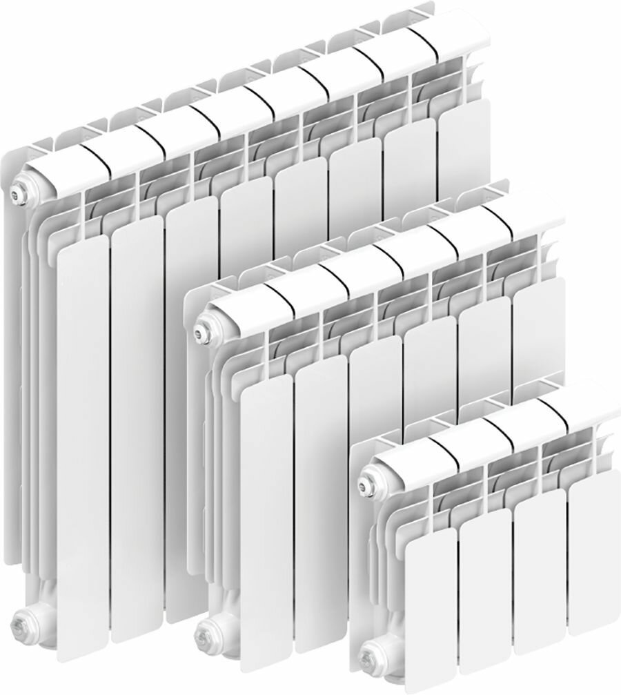 Секционный радиатор Алюминий Rifar Alum 500 14 секций