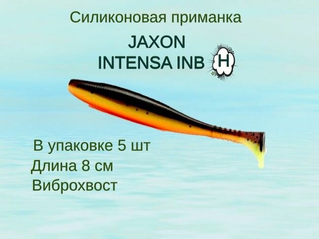 Силиконовая приманка JAXON INTENSA (TG-INB075H) упаковка 5 шт.
