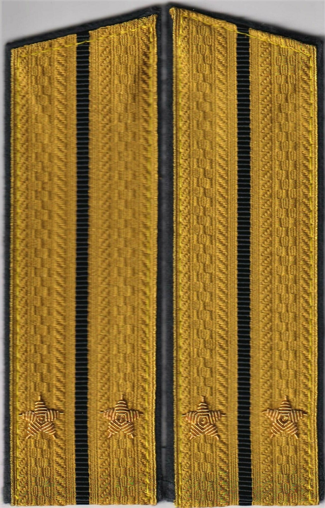 Погоны ВМФ парадные со скосом, лейтенант