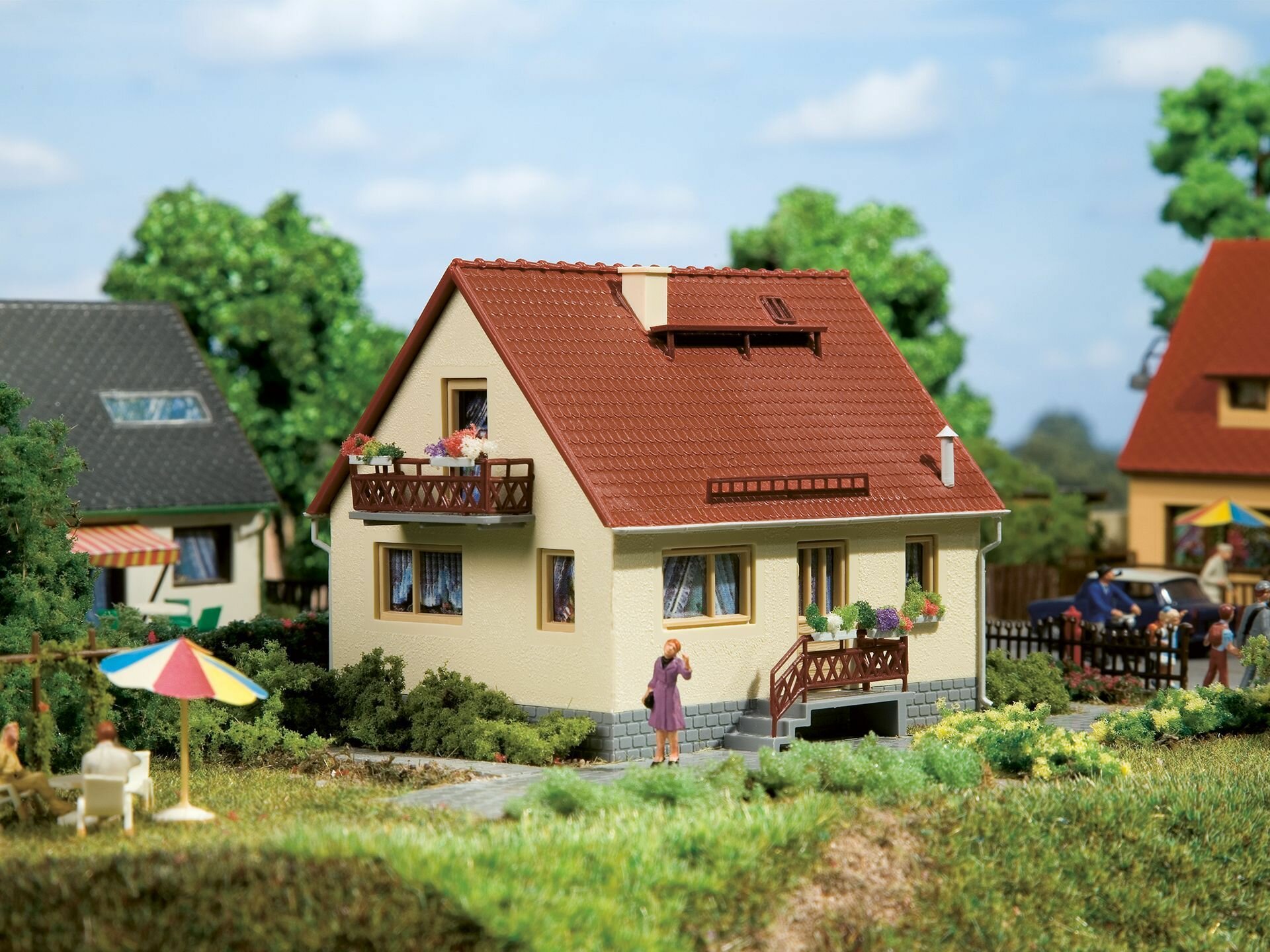 12232 AUHAGEN Дом Ингрид H0 1:87 16,5мм