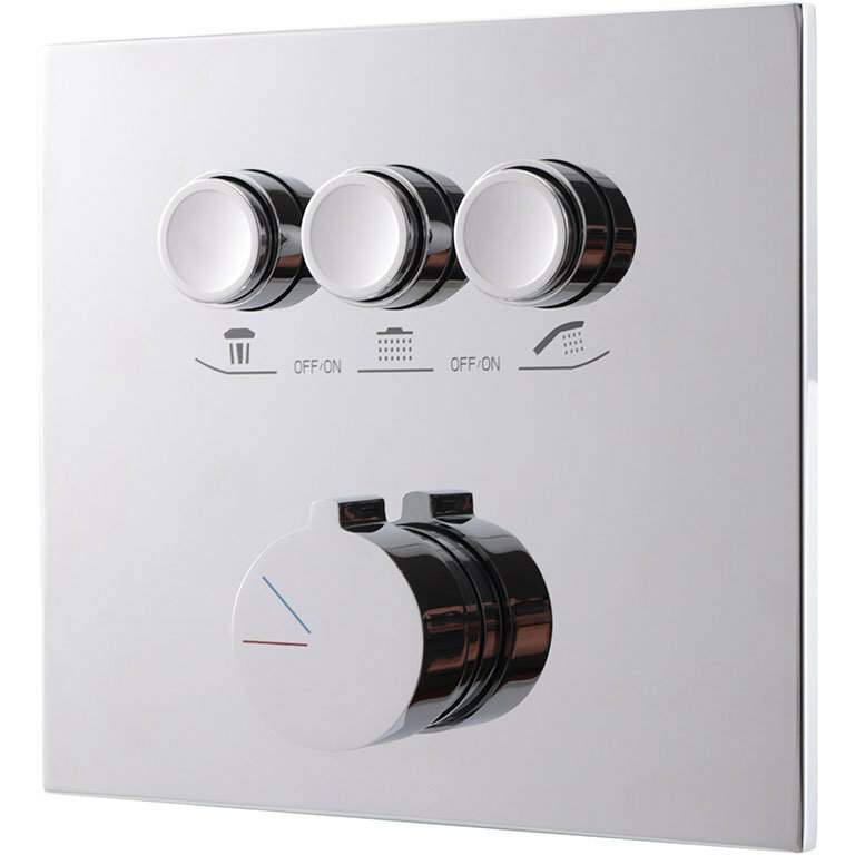 Встраиваемый смеситель для душа Vincea (Винчея) VSCV-431CH трехфункциональный, хром