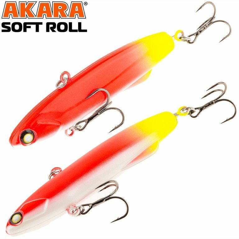 Воблер Akara раттлин (Vib) Soft Roll SR80-A160