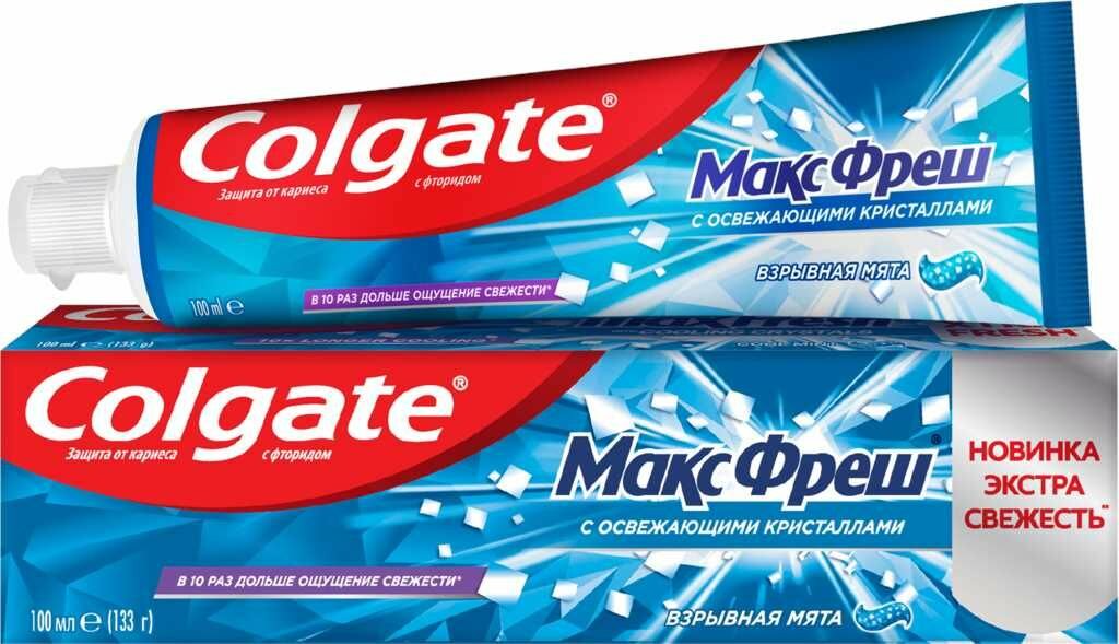 Colgate Зубная паста Макс Фреш Взрывная мята, 100 мл