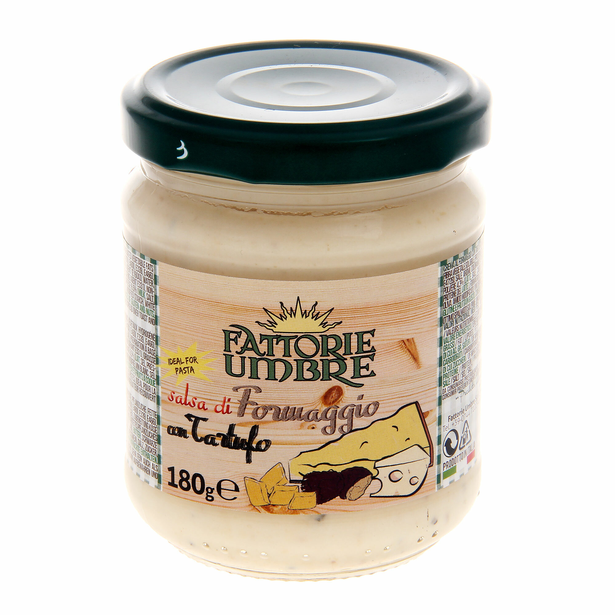 Соус сырно-трюфельный (из сыра и черного трюфеля), FATTORIE UMBRE, 0,18 кг (ст/б)