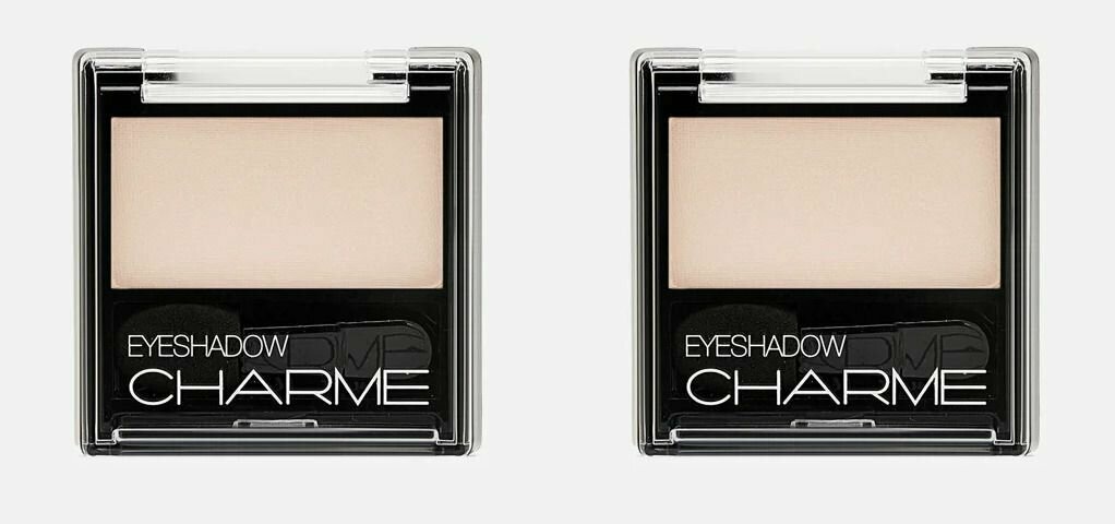 Charme Тени для век "Mono", одноцветные, Тон 43 Нюдовый, 2 шт