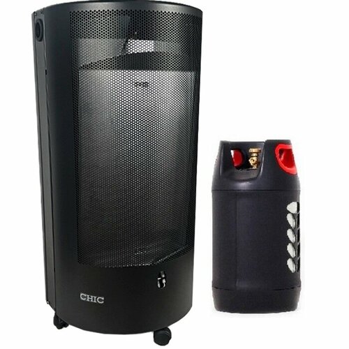 Газовый обогреватель каминного типа ТМС BLUE BELLE CHIC 4,2 кВт (чёрный ...