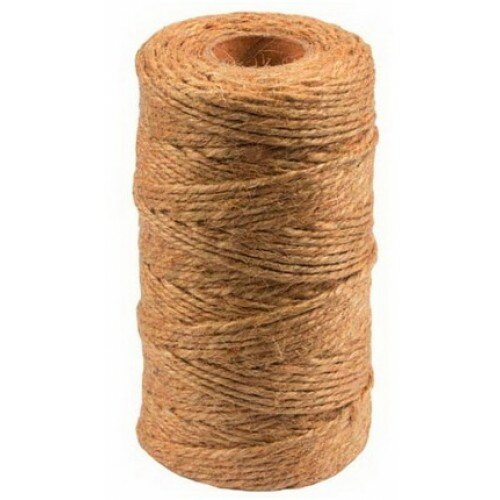 Шпагат прочный льняной 200 метров. Диаметр 1,2 мм