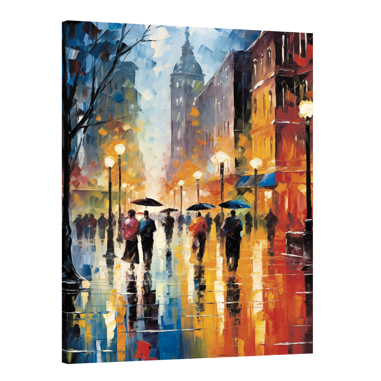 Интерьерная картина 50х70 "Природа в импрессионизме"