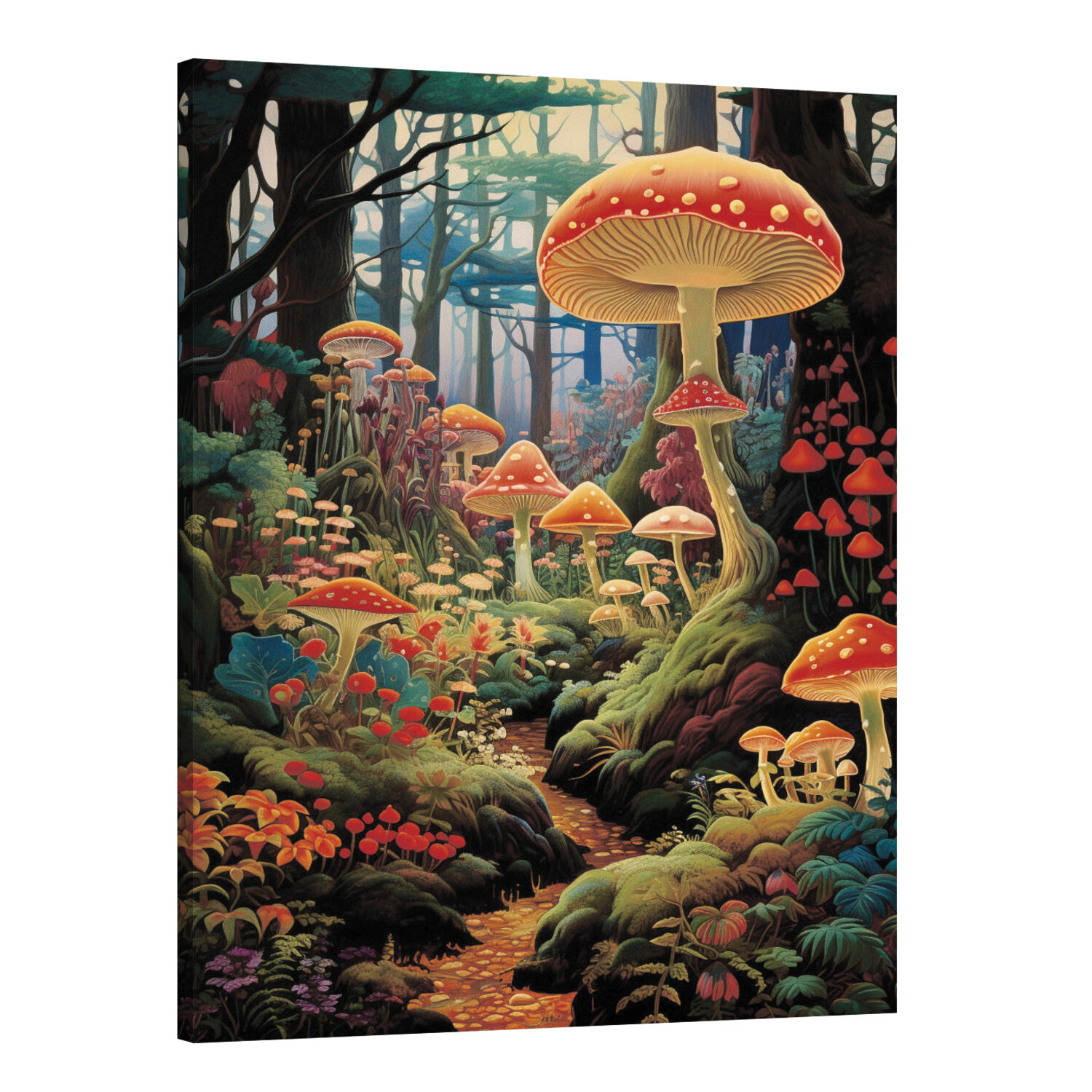 Интерьерная картина 50х70 "Природа в гуашах"