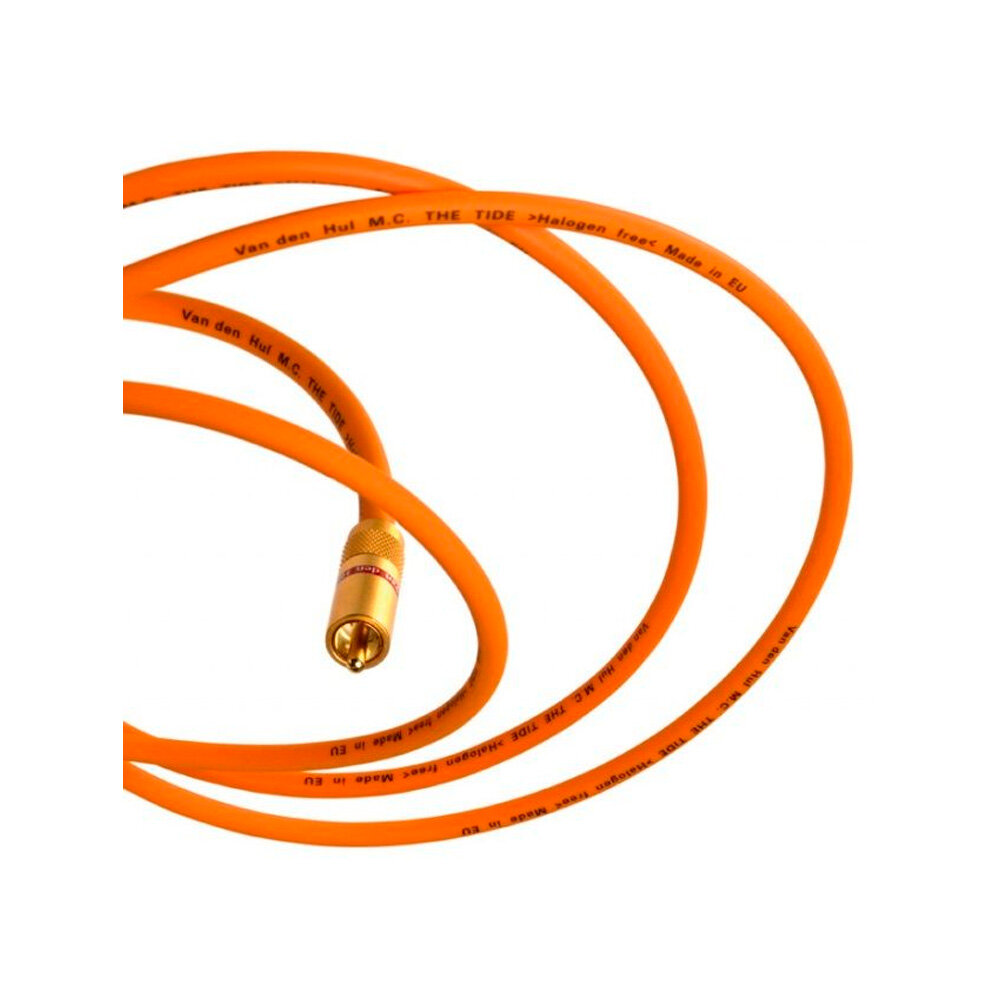 Van Den Hul The Tide RCA-RCA 1 m межблочный кабель, оранжевый, 1 шт