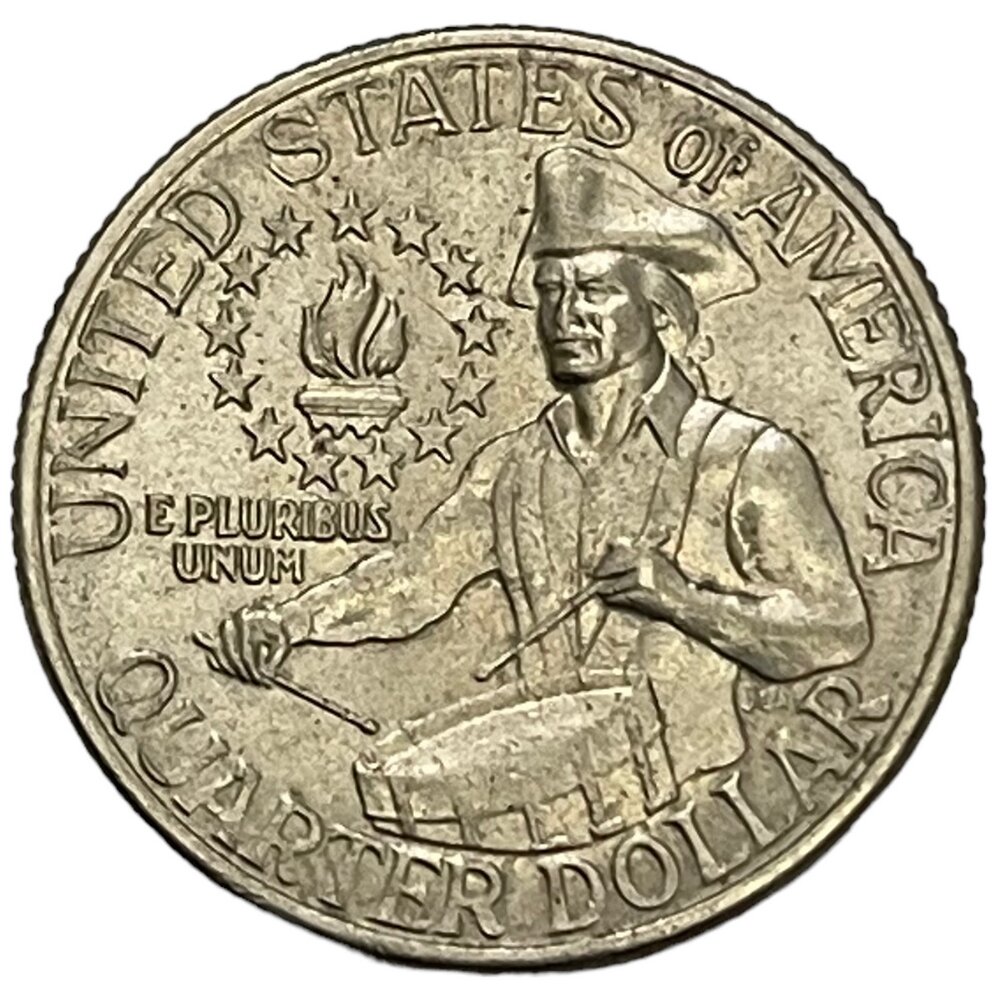 США 25 центов (1/4 доллара) 1976 г. (200 лет независимости США) (CN)