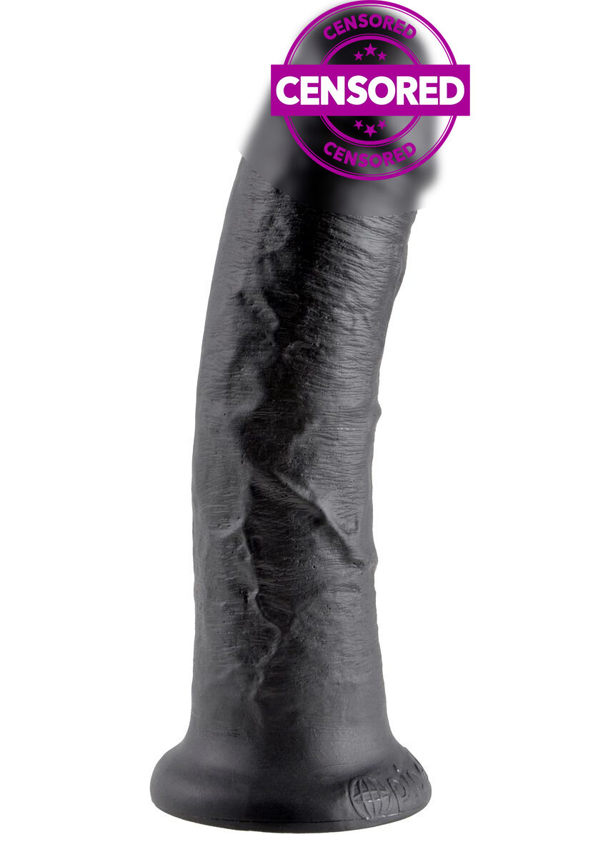 Фаллоимитатор Pipedream King Cock PD5503, черный, ПВХ, с присоской