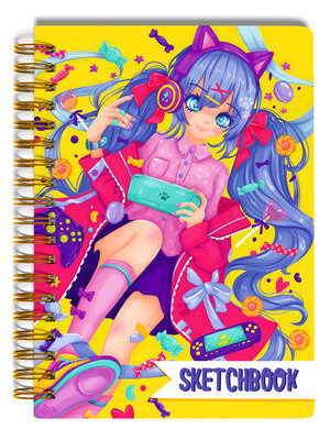 _SketchBook(ПрофПр)(тв) MyArt Аниме Жизнь в гаджетах (на спирали)