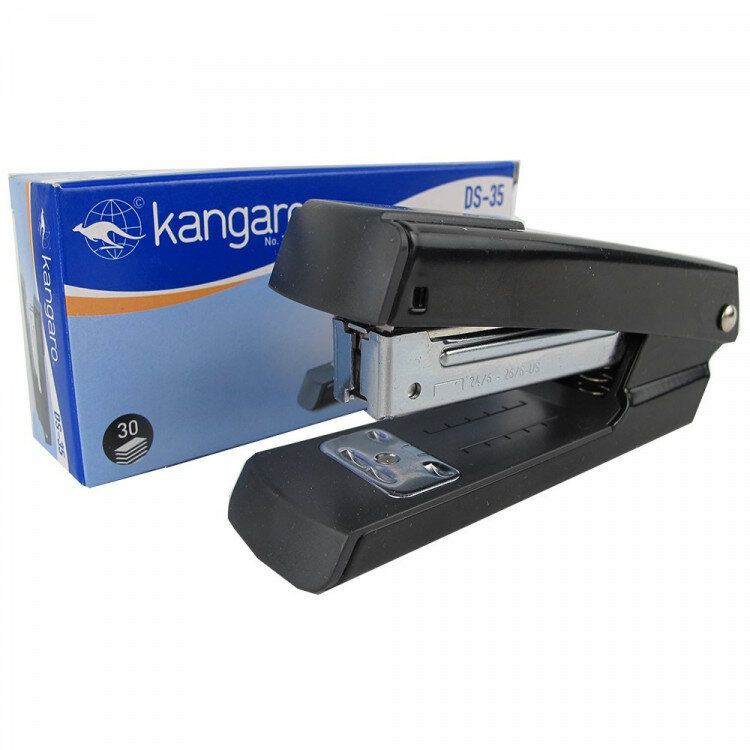 Степлер №24 (30л) металлический KANGARO арт. DS-35