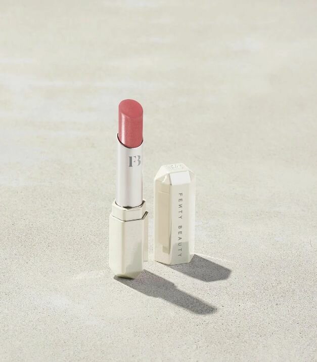 Прозрачная блестящая губная помада Fenty Beauty 2,8г, RETRO ROSE