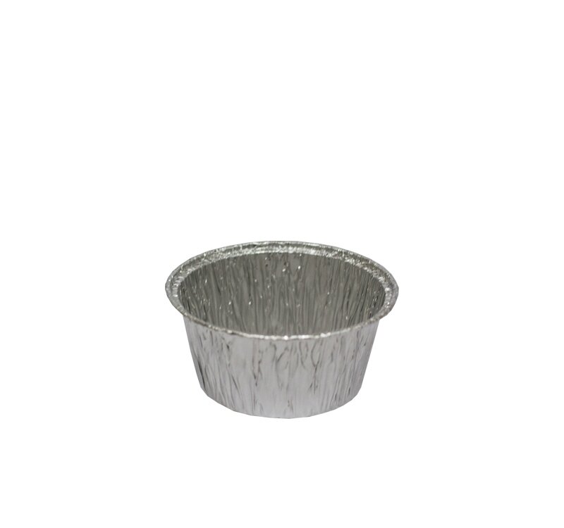 Форма алюминиевая для запекания 130мл d-80мм h-36мм уп/100шт без крышки