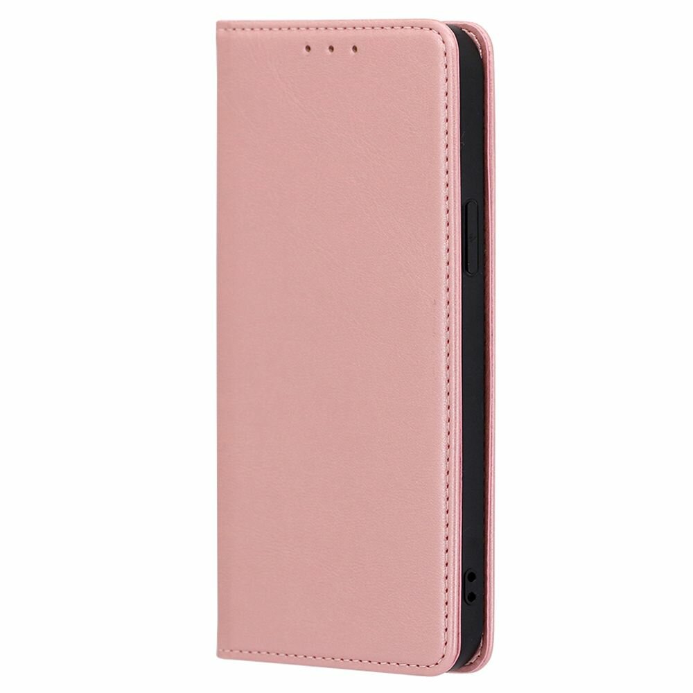 Чехол-книжка MyPads для Realme 11 Pro / 11 Pro+ / Реалми 11 Про/11 Про Плюс, Телячья кожа, закрывающаяся на магнит, розовый