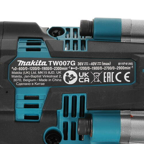 Аккумуляторный ударный гайковерт XGT Makita TW007GZ — фото 1