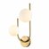 Бра Escada Sphere 642/2A Brass, цоколь G9, мощность 80 Вт, напряжение 220 В