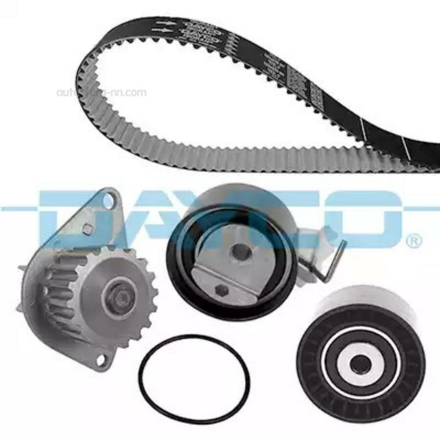 DAYCO KTBWP4950 Комплект ремня ГРМ (с помпой) PSA 1,4 16V 03- (94996+ATB2328+ATB2512+DP240)