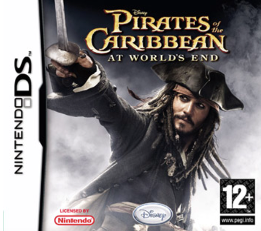 Игра для Nintendo DS: Pirates of the Caribbean 3 (Пираты Карибского моря На краю света) Лицензионный диск