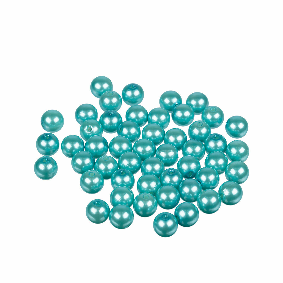 Бусина "Zlatka" пластик PB-3 10 мм №32 яр. голубой