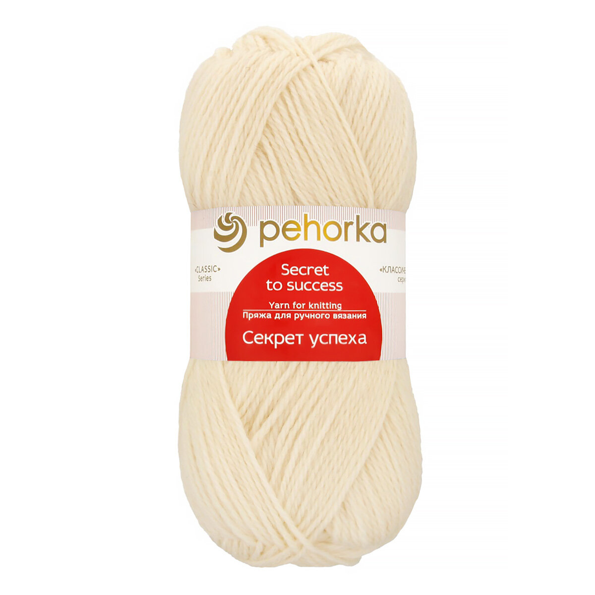 Пехорская ПТ Пряжа Секрет успеха 100% шерсть, 100 г, 250 м, для вязания разных изделий цвет №089 фрез (1шт)