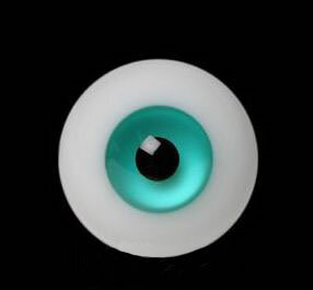 Глаза стеклянные 18 мм голубые для кукол Доллмор