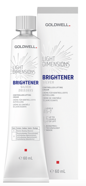 Goldwell Light Dimensions Brightener Silver - Осветляющий крем для холодных результатов 60 мл