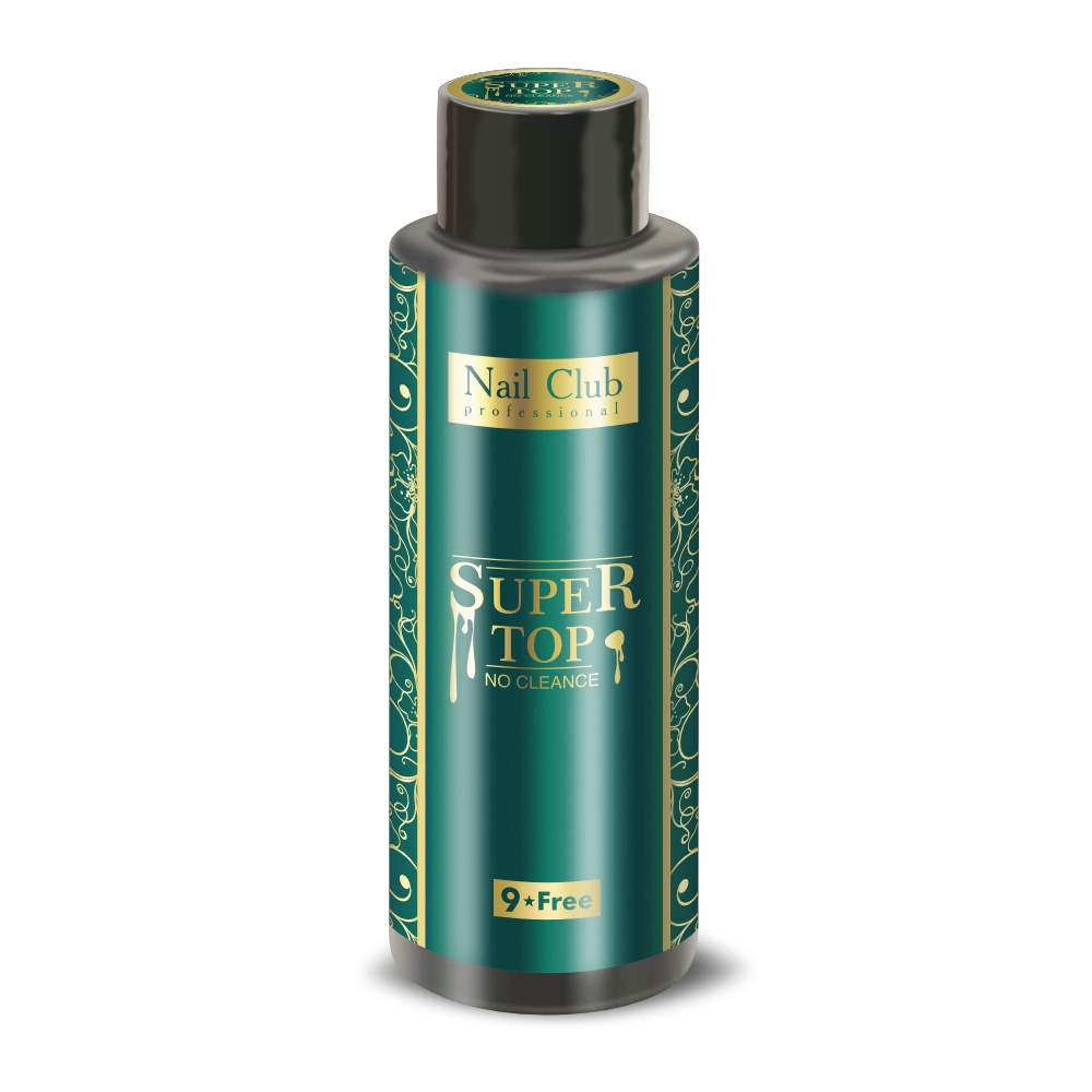 Nail Club professional Топ-гель без липкого слоя SUPER TOP, 100 мл.