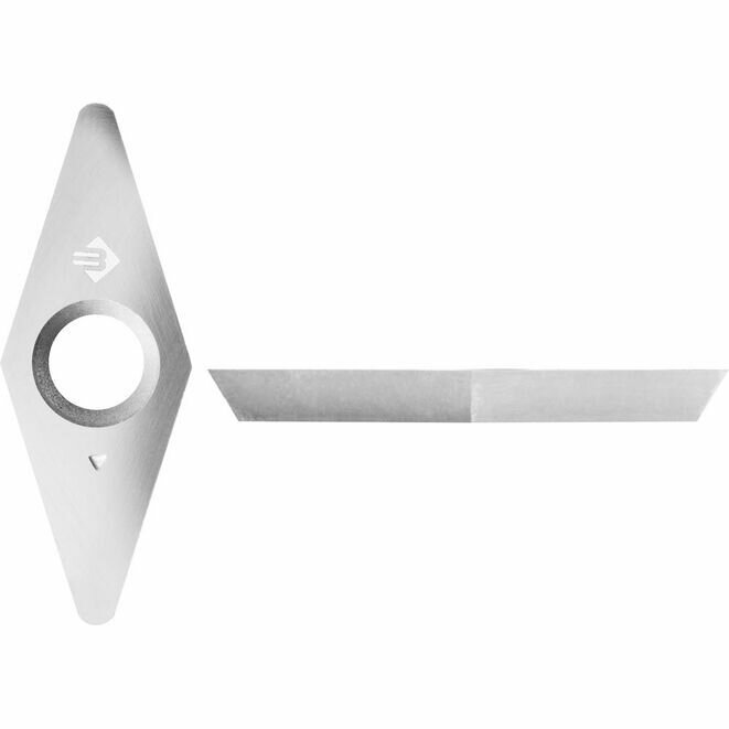 Резец сменный твердосплавный для набора 18371-H3 тип "Ромб", ЗУБР 27х10 мм, 2 рабочие грани