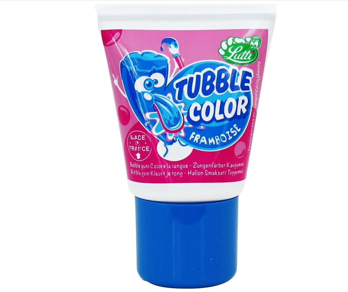 Жевательная резинка Lutti Tubble Gum Color Framboise 35 г