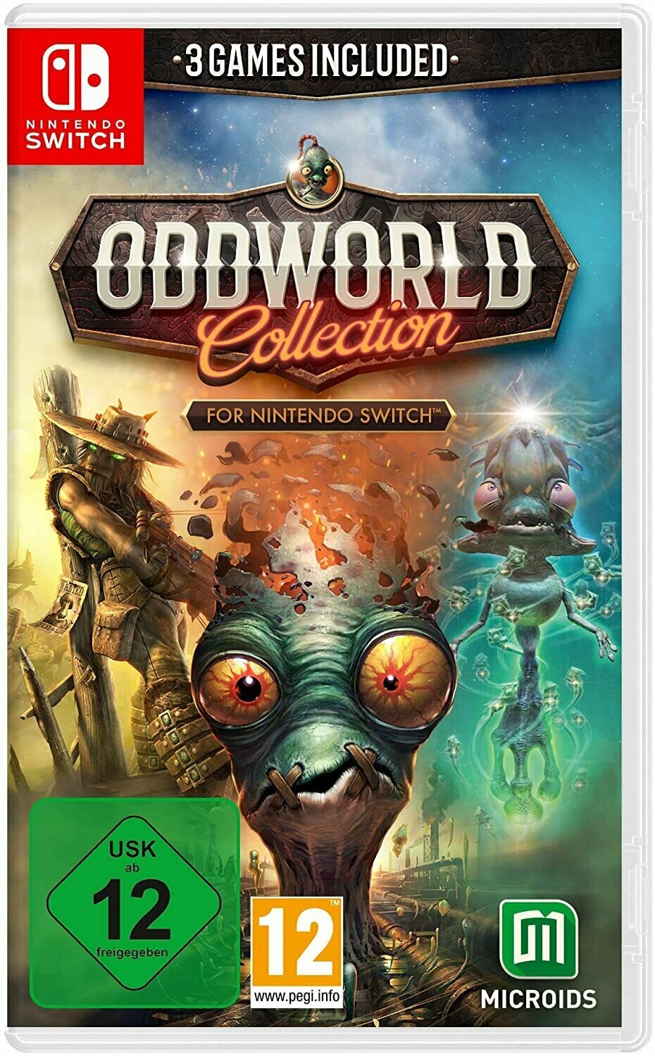 Игра Oddworld Collection (Русские субтитры)(Nintendo Switch)