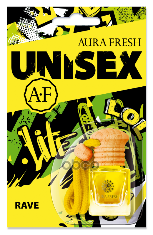 Ароматизатор подвесной (Rave) "AURA FRESH" UNISEX Aura Fresh арт. 23388