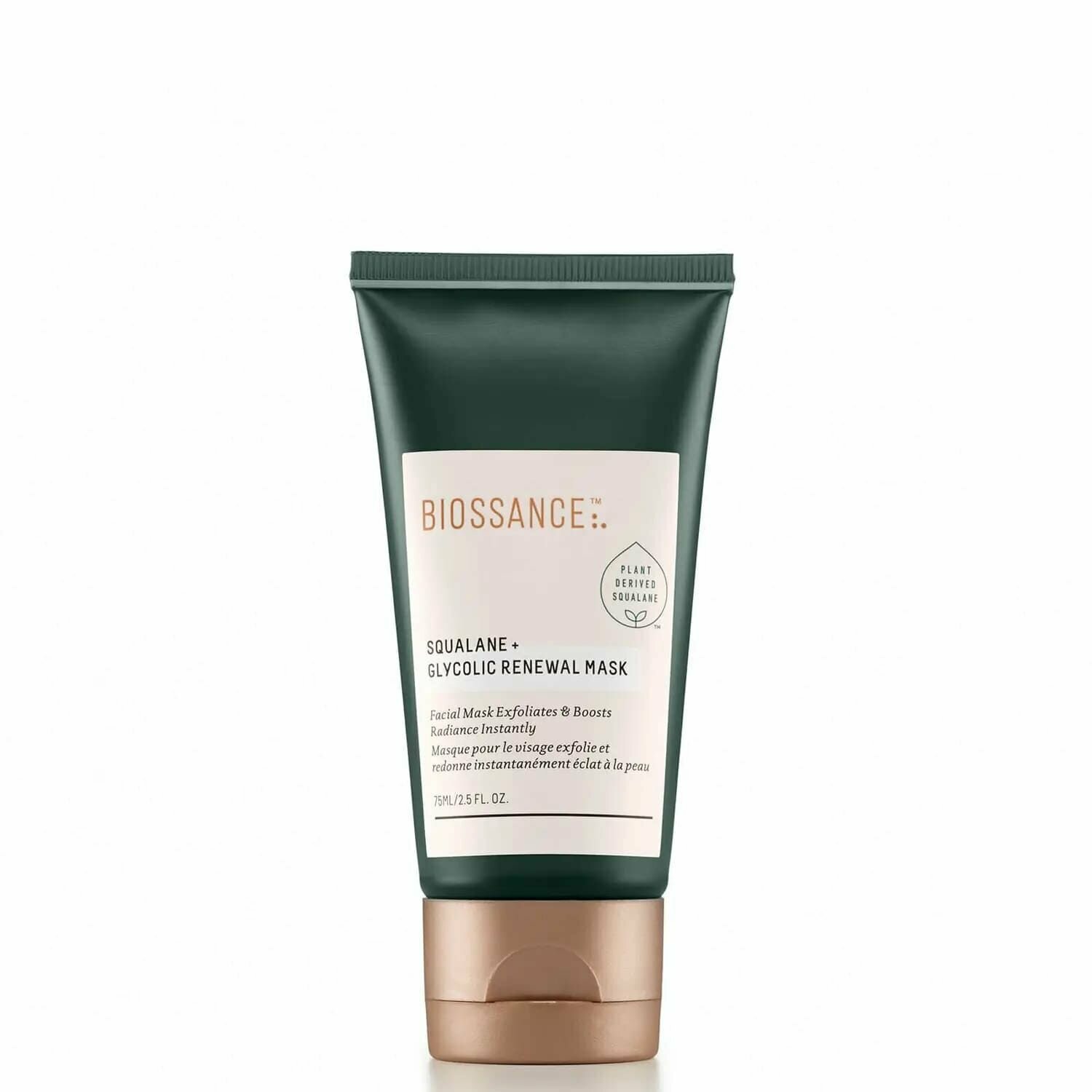 Biossance Обновляющая маска для лица Squalane + Glycolic Renewal Mask, 75ml