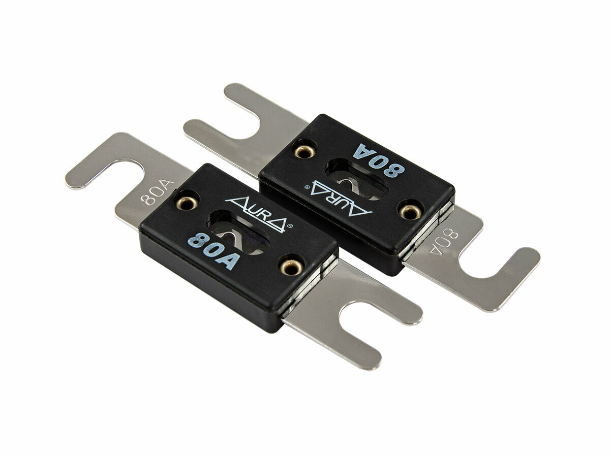 Предохранитель AurA FAL-N081, никель, для Saturn Aura, 80 А, блистер, 2 шт