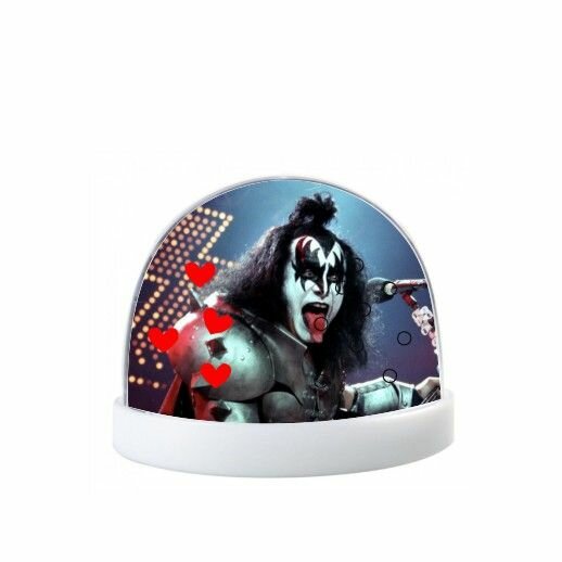 Водяной шар Kiss, Кисс №8, Искусственный снег