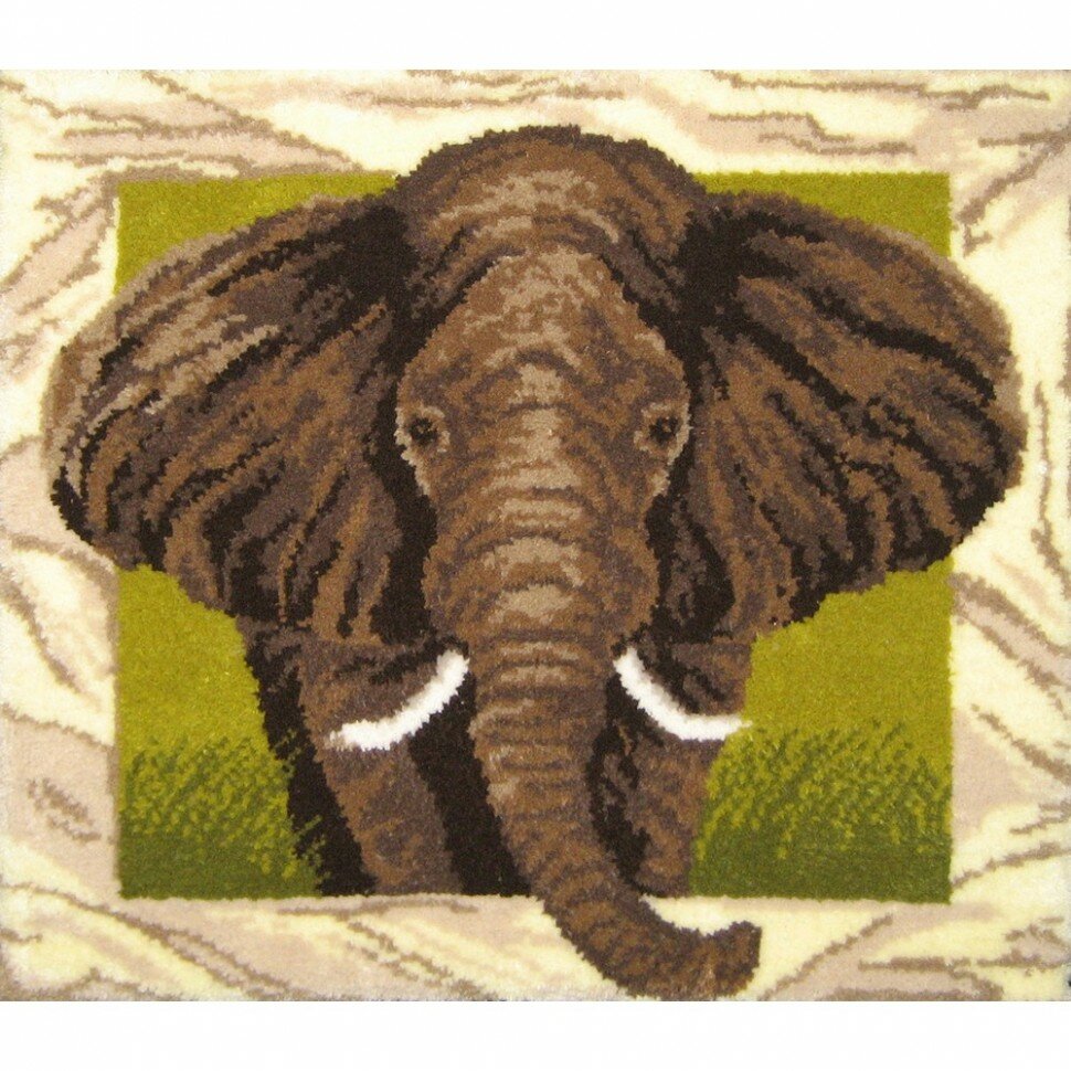 Набор - ковровая техника MCG Textiles #37660 Коврик "Слон", 111 x 101 см