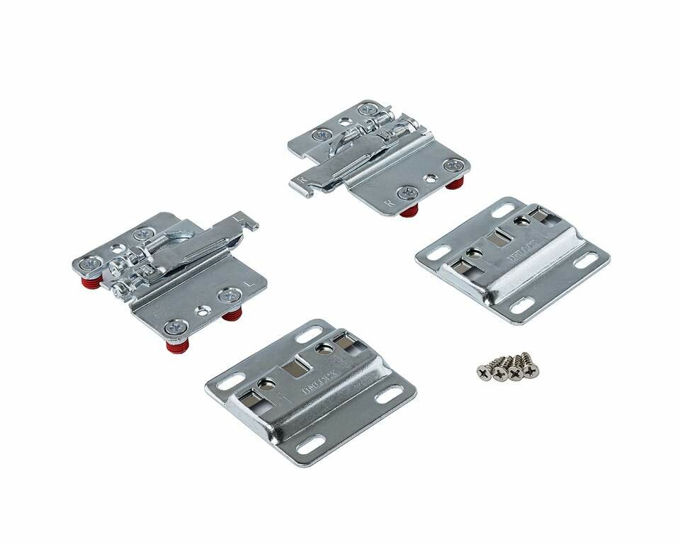 Комплект навесов FIRMAX L+R усиленных, на муфтах, в комплекте с монтаж. планками L+R