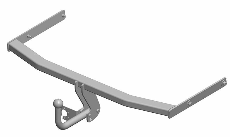 Фаркоп AvtoS для SKODA OCTAVIA II (2004) с универсальной электрикой Smart(блок) и сертификатом в комплекте, арт.(SK 09+smart)