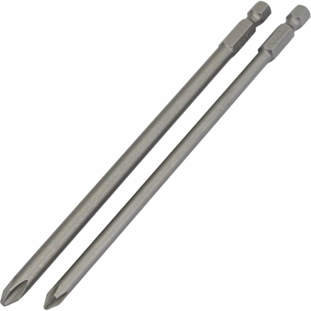Бита крестовая РН1, РН2, 150 мм, 2 шт YATO YT-0489