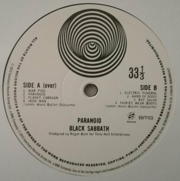 Виниловая пластинка Black Sabbath "Paranoid" Lp — фото 1