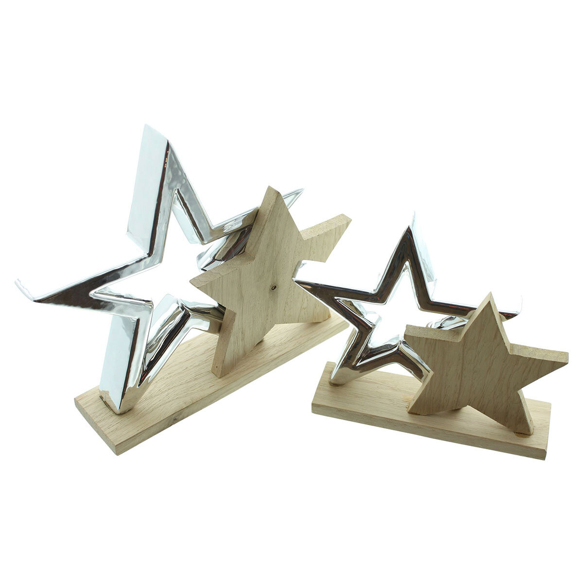 Декоративные фигуры "Звезды" 2 штуки