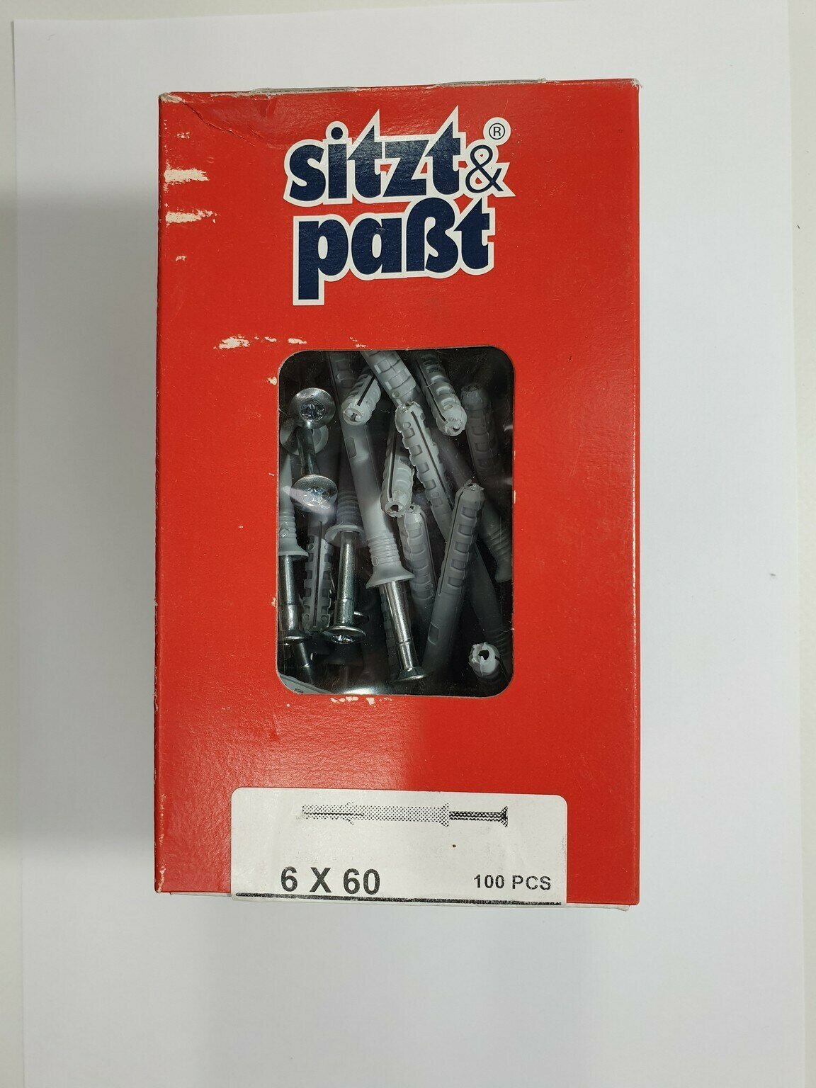 Дюбель-гвоздь 6x60 (100 pcs) (В 1уп-2пач.)SWG, Германия