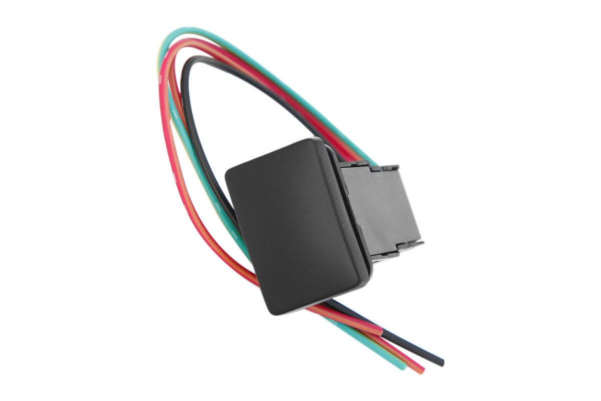 Кнопка ВКЛ/выкл, белый, TOYOTA 32x22 (под гравировку)