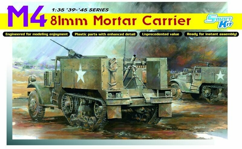 Сборная модель Бронетранспортер M4 81mm Mortar Carrier