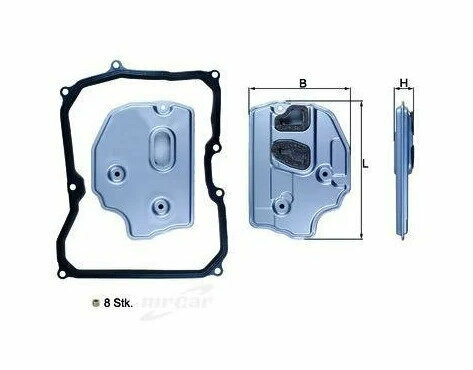 Mahle/Knecht HX150KIT Фильтр АКПП с прокладкой поддона для Skoda Rapid 2013-2020/VW Polo (Sed RUS) 2011-2020