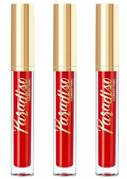 Relouis Помада для губ стойкая Paradiso, матовая, тон №10 Ready To Go, 3.5 г, 3 шт